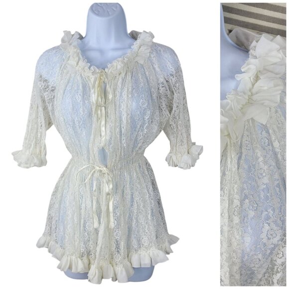 Unbranded | Intimates & Sleepwear | Vintage Housecoat Robe Medium Large ...